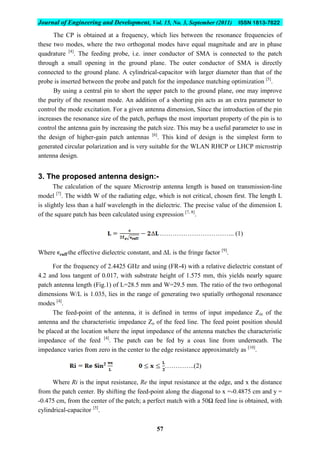 Circularly polarized microstrip antenna with reactive load design for ...