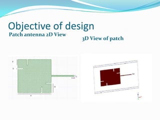 Circularly polorised microstrip patch | PPTX