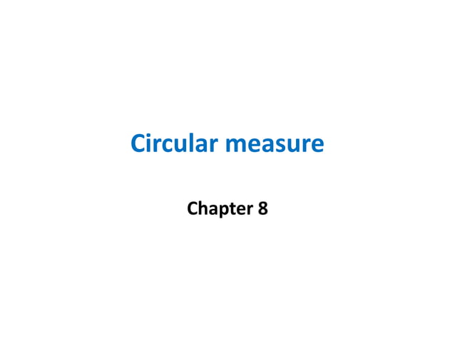 Circular measure.ppt | Physics | Science