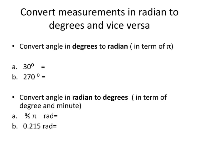 Circular measure.ppt | Physics | Science