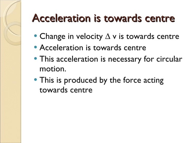 Circular Motion | PPT