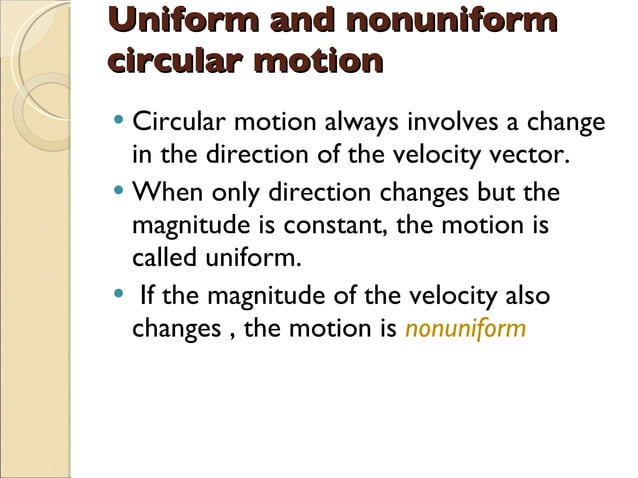 Circular Motion | PPT