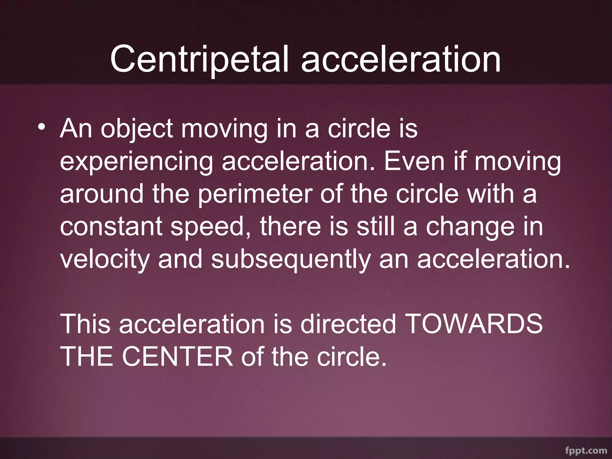 Circular motion | PPT