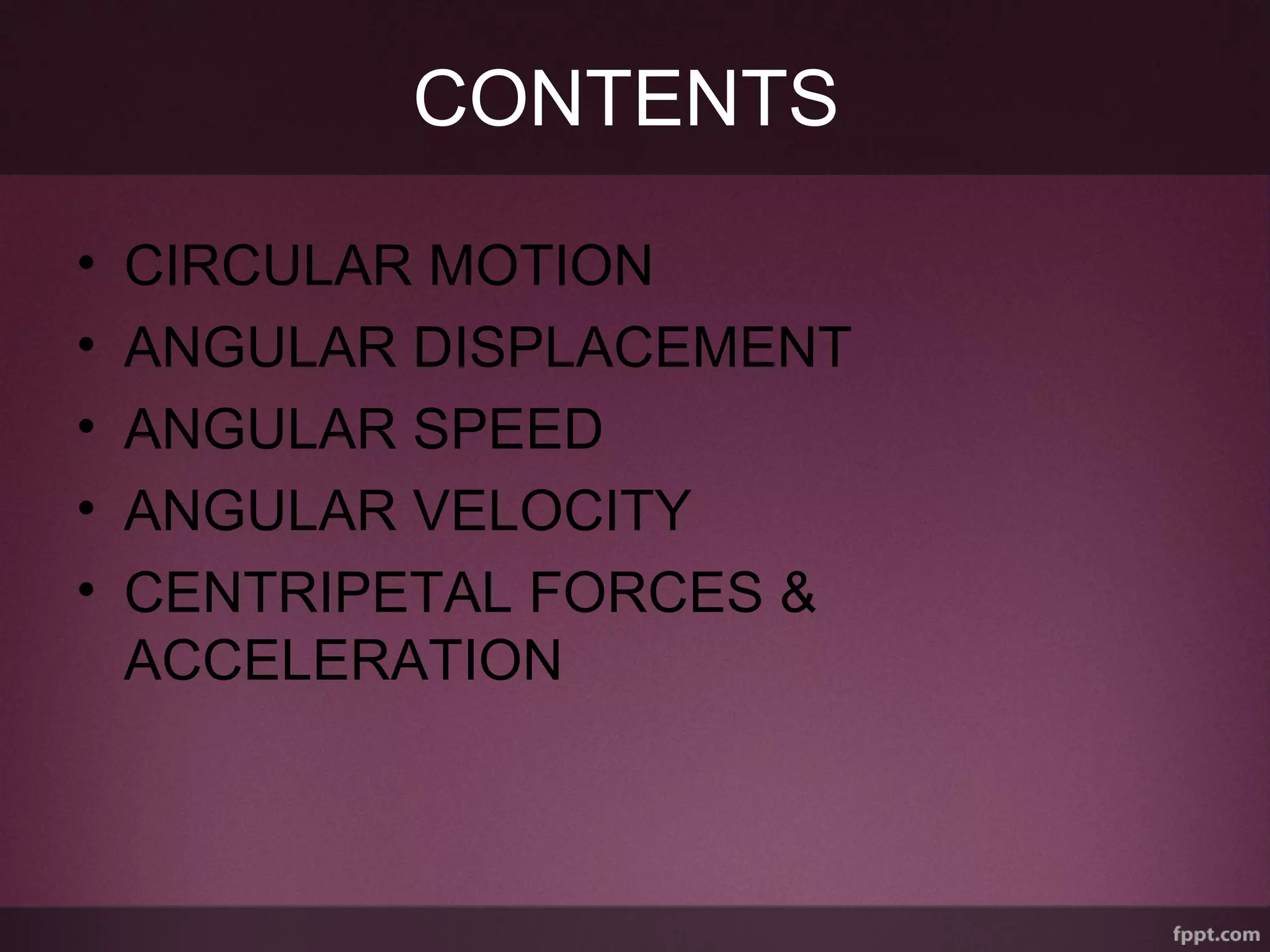 Circular motion | PPT