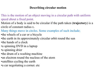 Circular motion | PPT