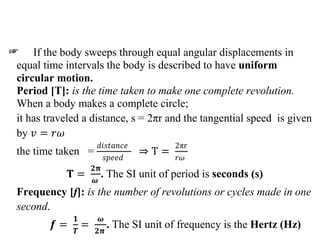 Circular motion | PPTX