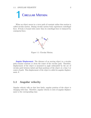 Circular motion | PDF
