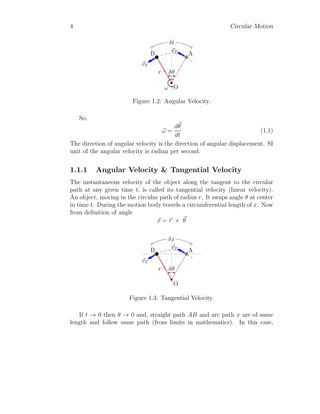 Circular motion | PDF