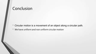 Circular Motion.pptx | Physics | Science
