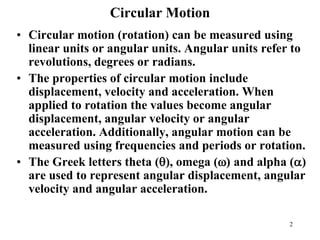 Circular Motion | PPSX