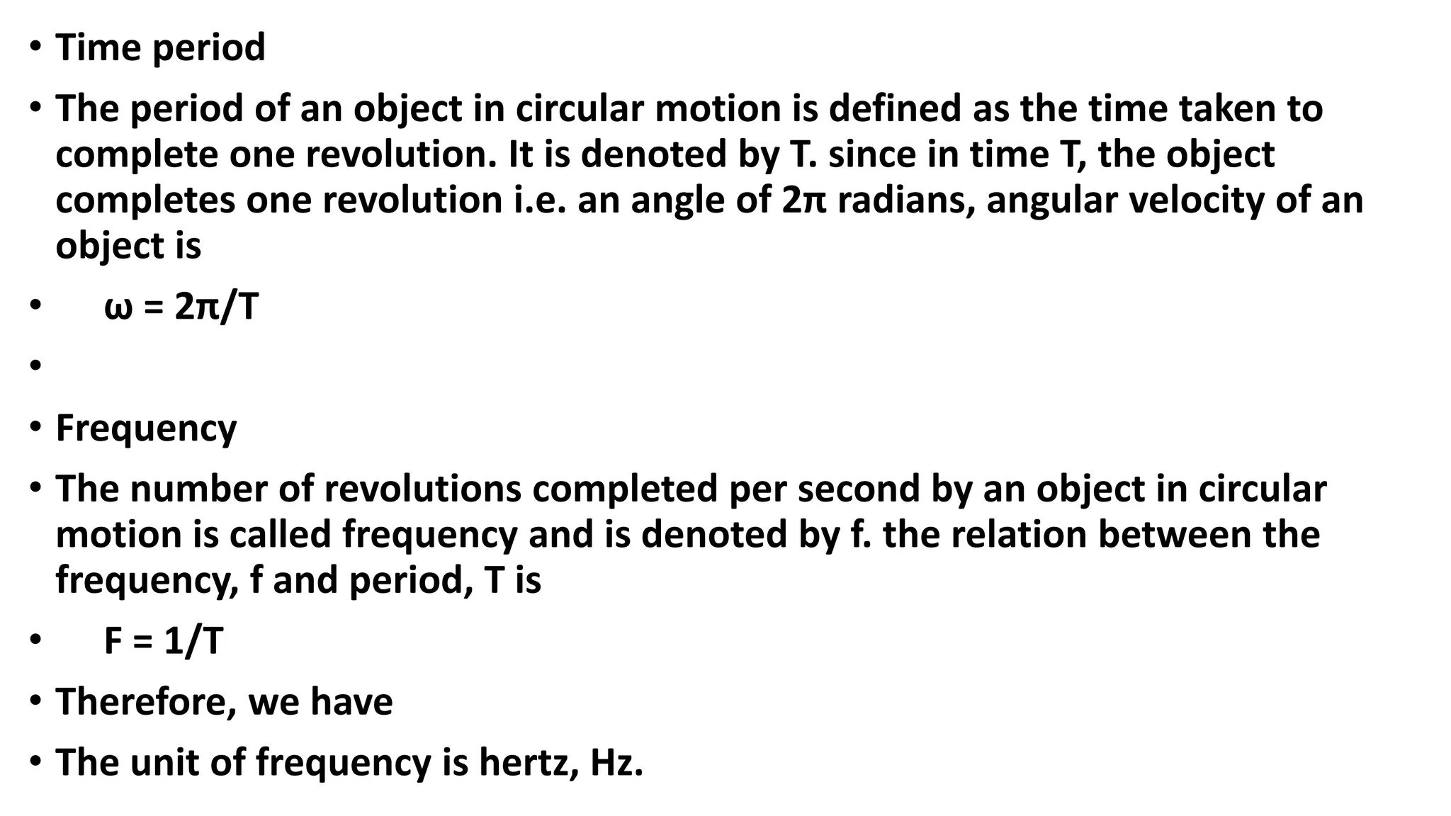 Circular motion slides | PPT