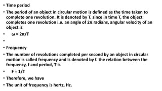 Circular motion slides | PPT