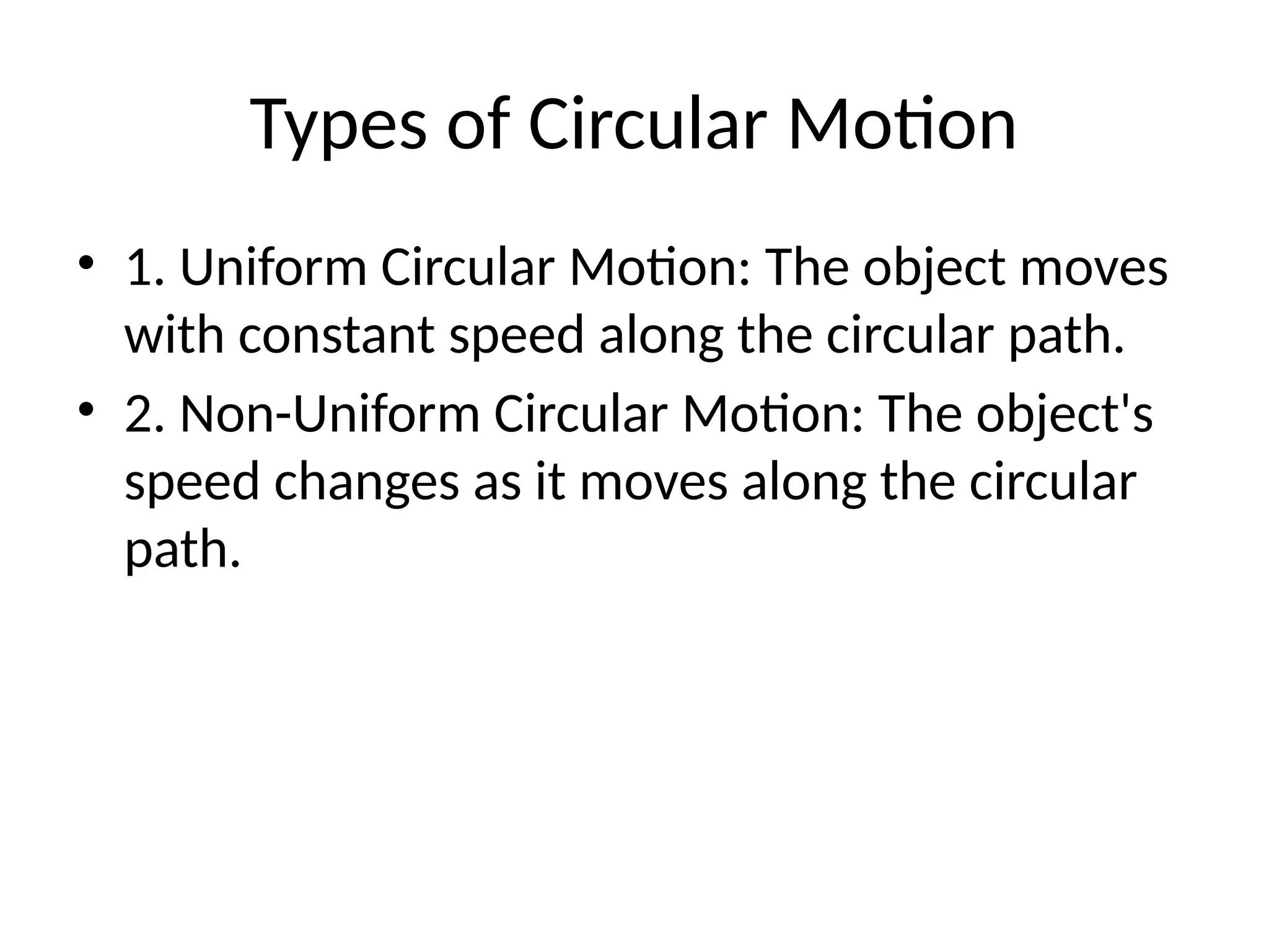 Circular motion_class_11_Concept and Theory | PPT