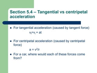 Tangential Acceleration Equation