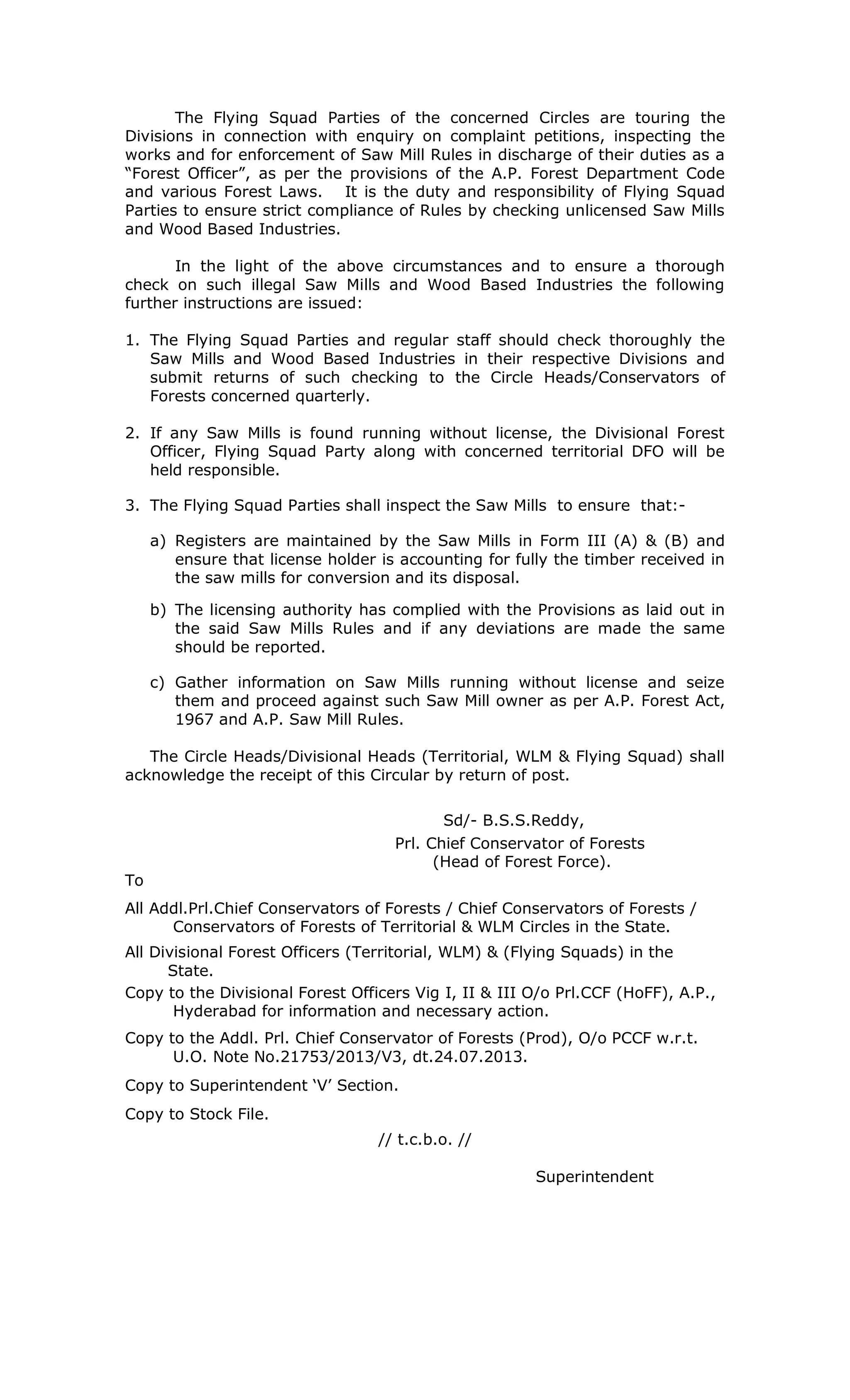 Circular no.11 of_2013_-_saw_mills_inspections | PDF