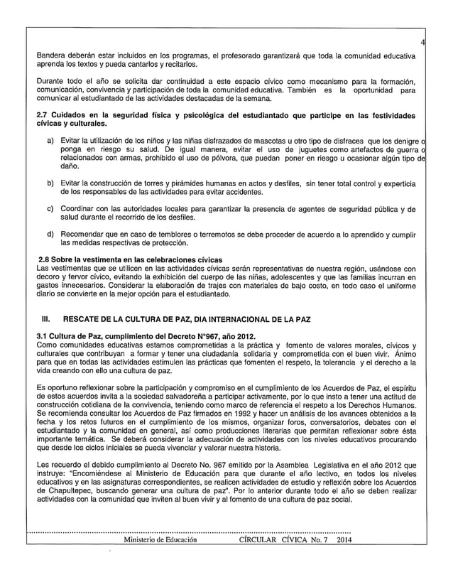 Circular no. 7 | PDF