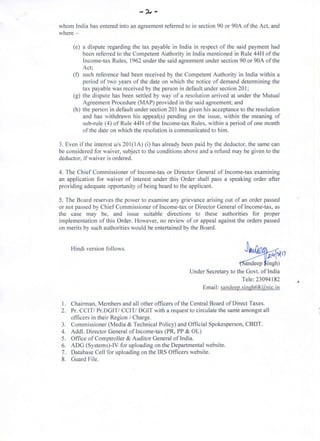 CBDT Circular no. 11 2017 | PDF