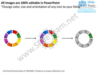 Circular pattern chart 8 stages powerpoint templates 0712 | PDF ...