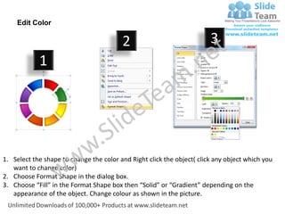 Circular pattern chart 8 stages powerpoint templates 0712 | PDF ...