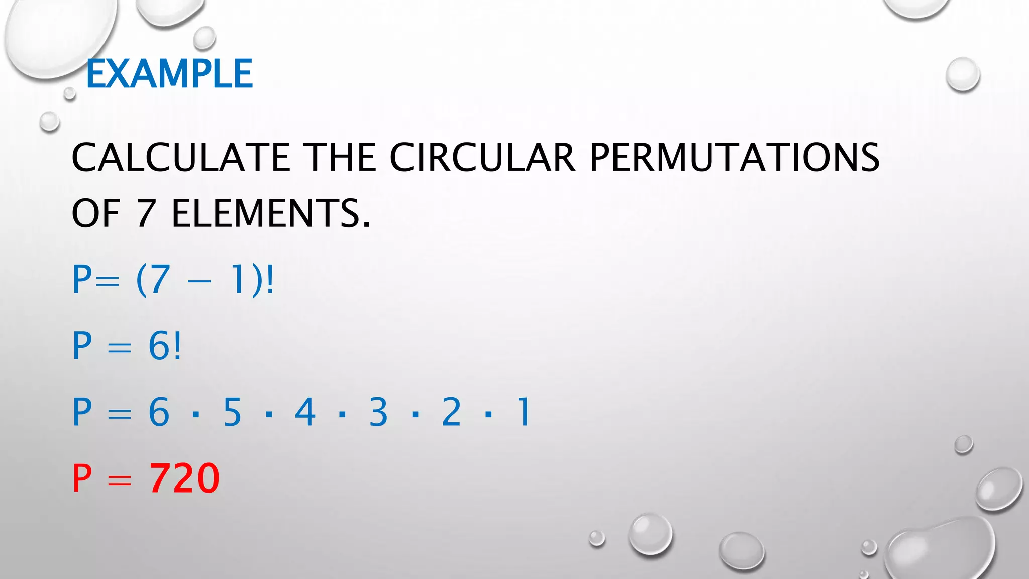 Circular permutation | PPTX