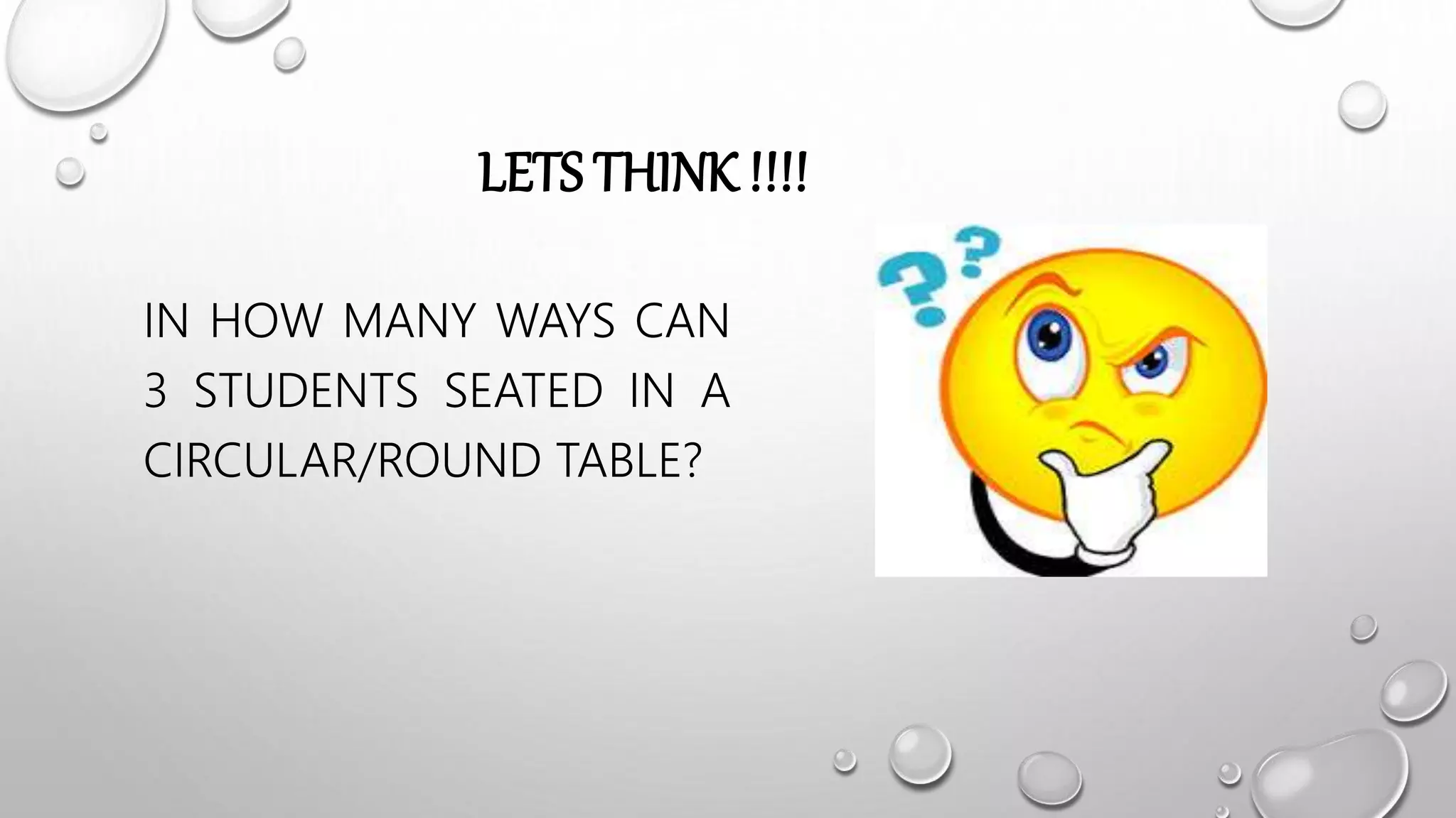 Circular permutation | PPTX