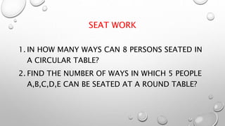 Circular permutation | PPTX