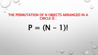 Circular permutation | PPTX
