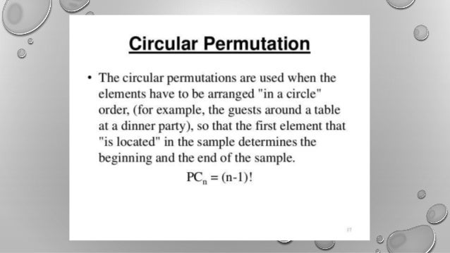 Circular Permutation