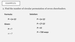 Circular Permutation.pptxjhohohohohohhbbholbh | PPT