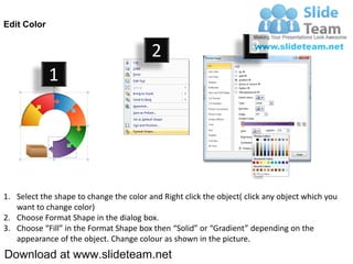 Circular process 6 stages powerpoint diagrams and powerpoint templates ...