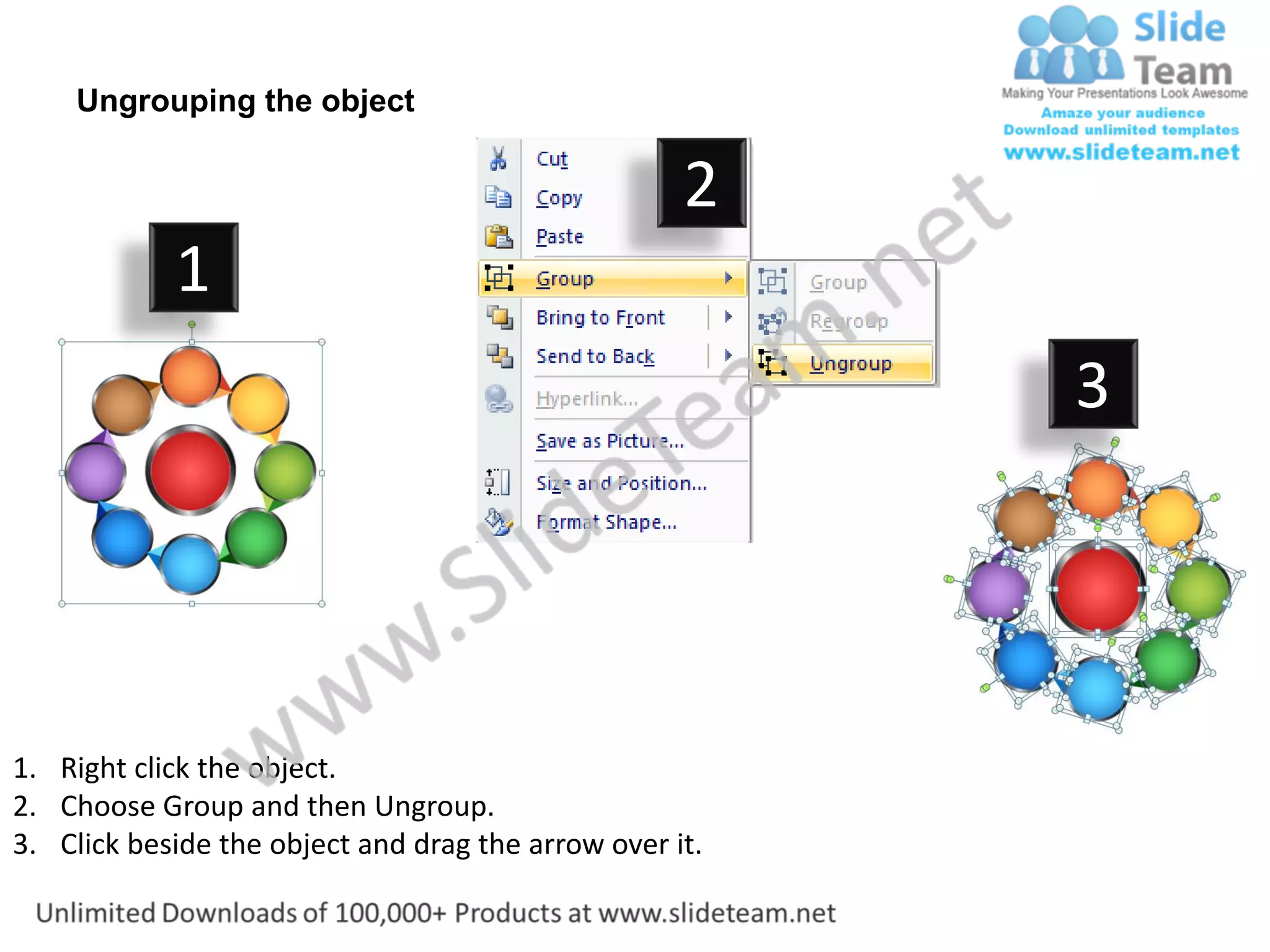 Circular progress graph 9 stages powerpoint templates 0712 | PDF