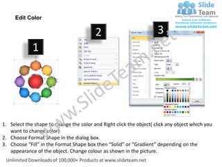 Circular progress graph 9 stages powerpoint templates 0712 | PPT