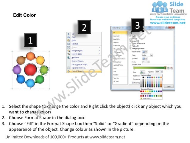 Circular progress graph 9 stages powerpoint templates 0712