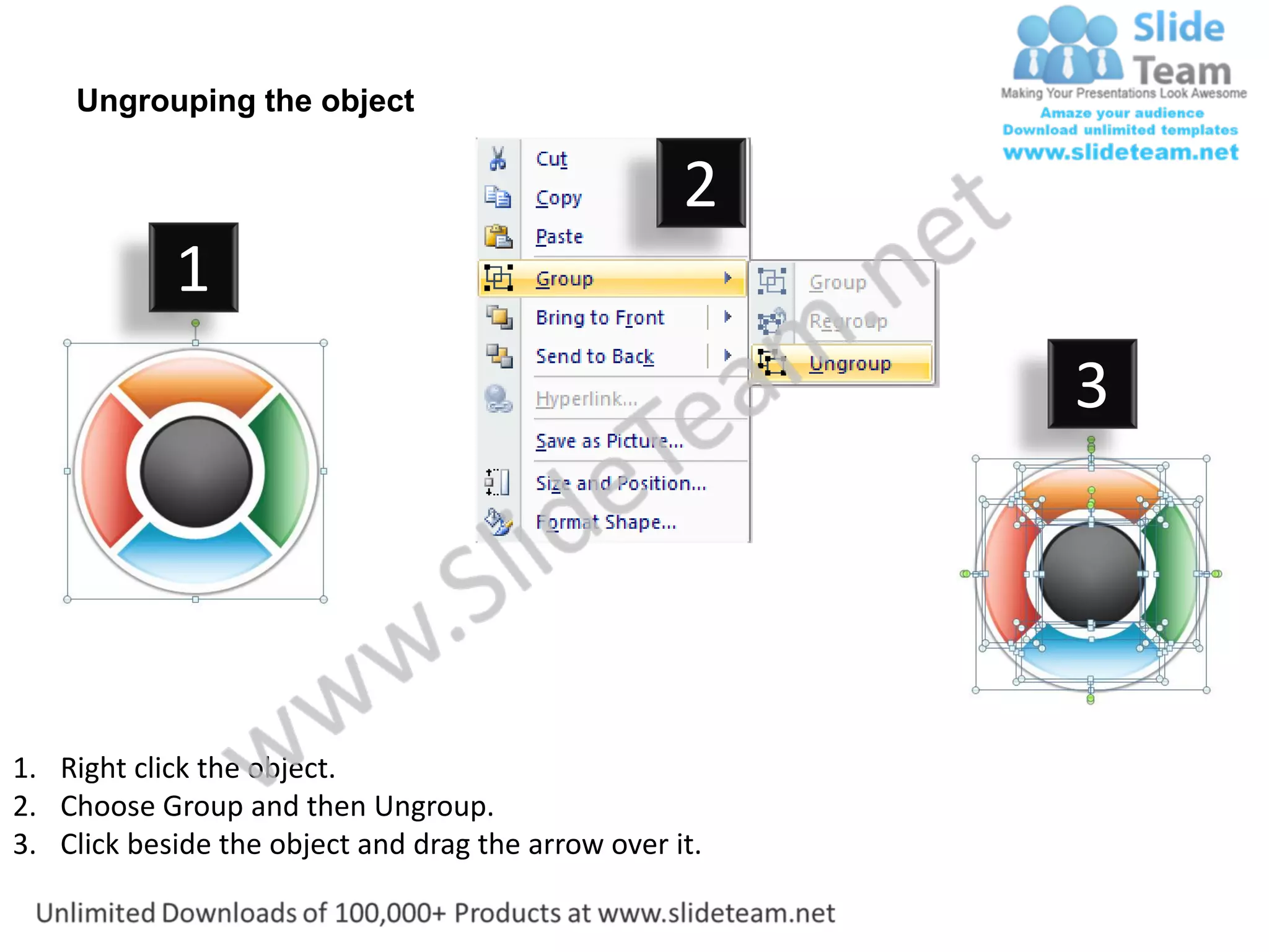 Circular progress layout 4 stages powerpoint templates 0712 | PDF ...