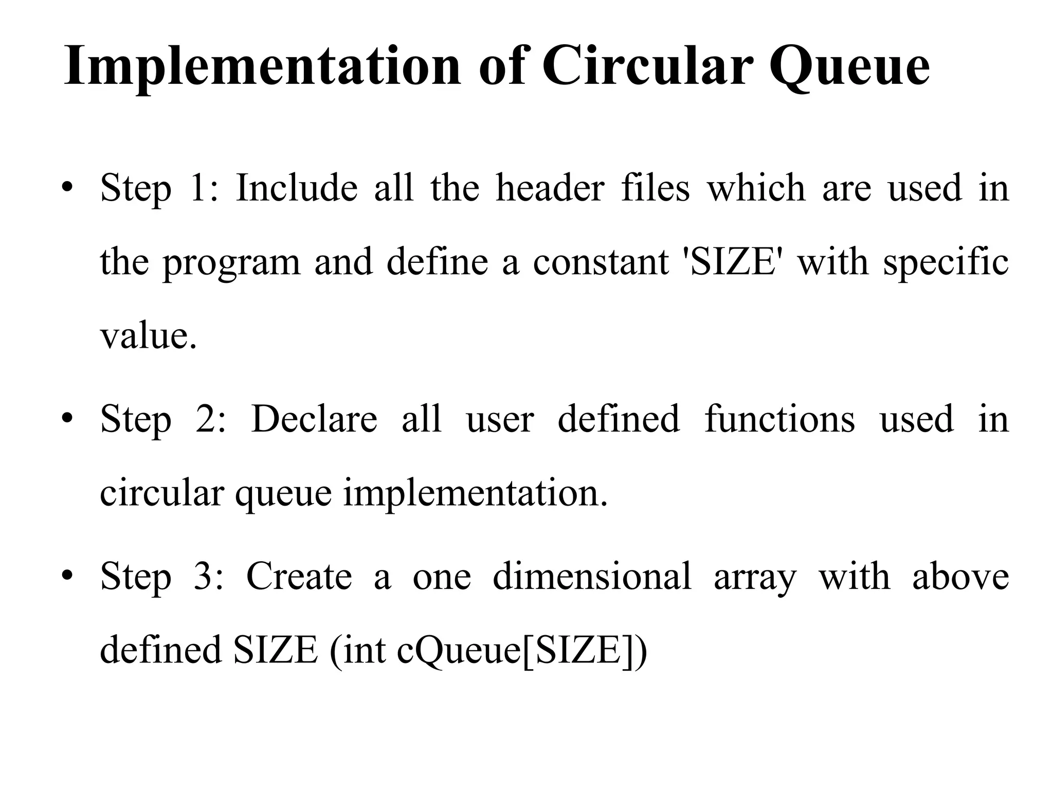 Circular queue | PPTX