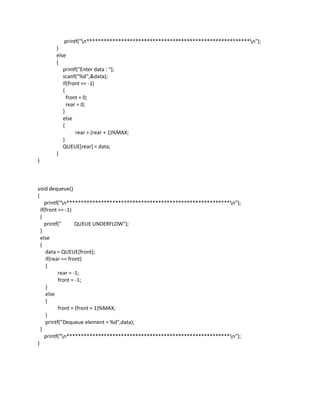 Circular queue | PDF