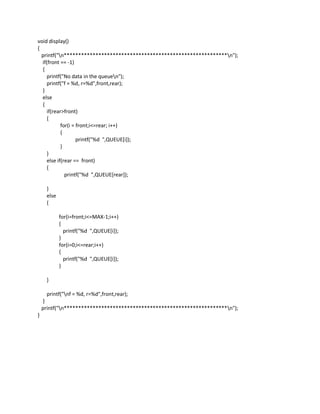 Circular queue | PDF