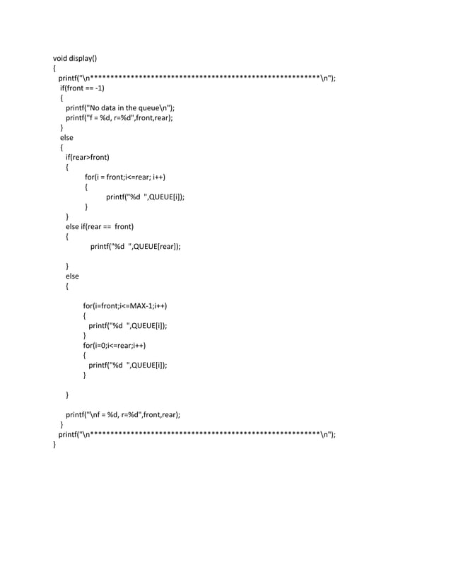 Circular queue | PDF