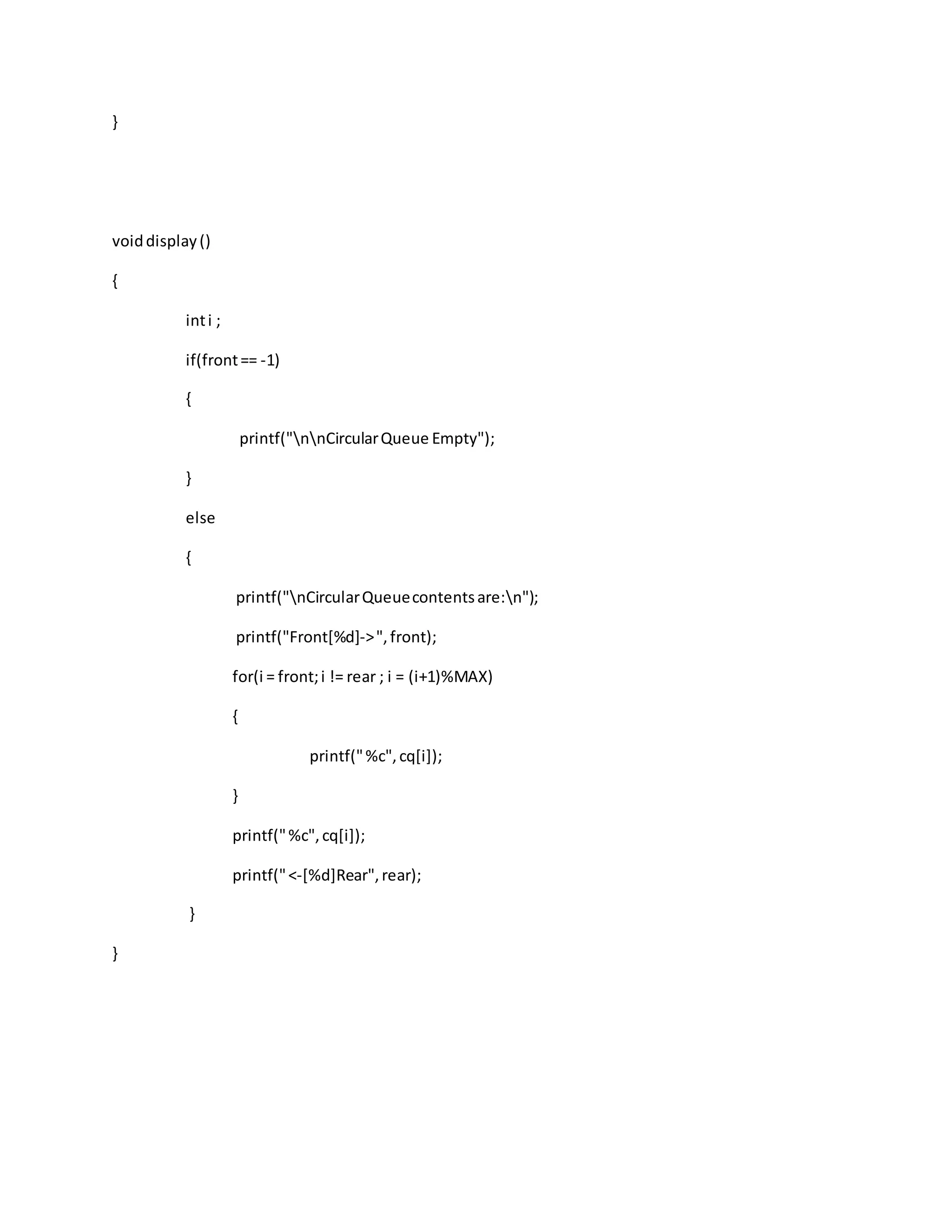 Circular Queue Pdf 