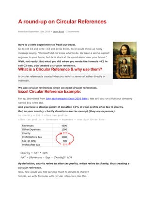 Circular reference | PDF