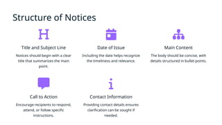 Circulars and Notices are both written communications used to inform ...