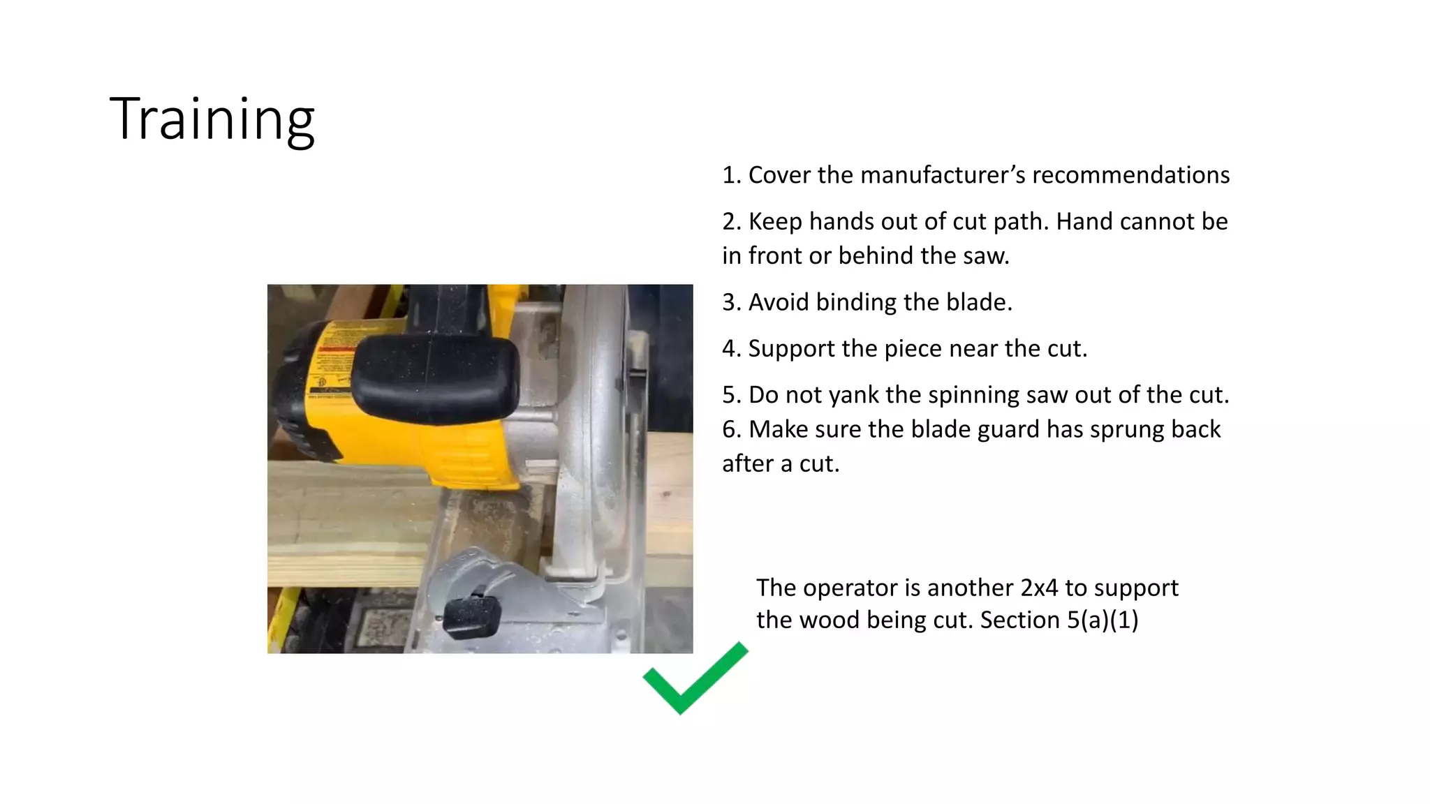 Circular saw safety 2021 | PPTX