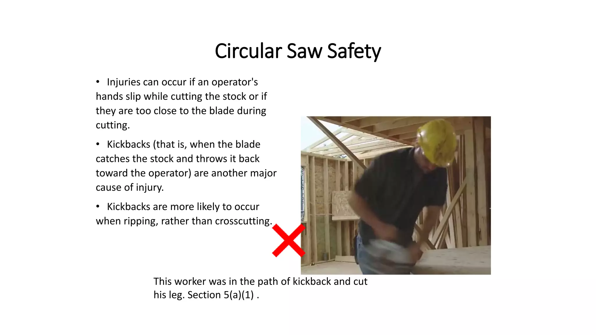 Circular saw safety 2021 | PPTX