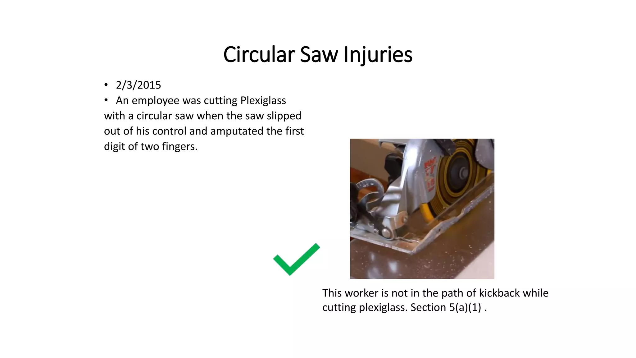 Circular saw safety 2021 | PPTX