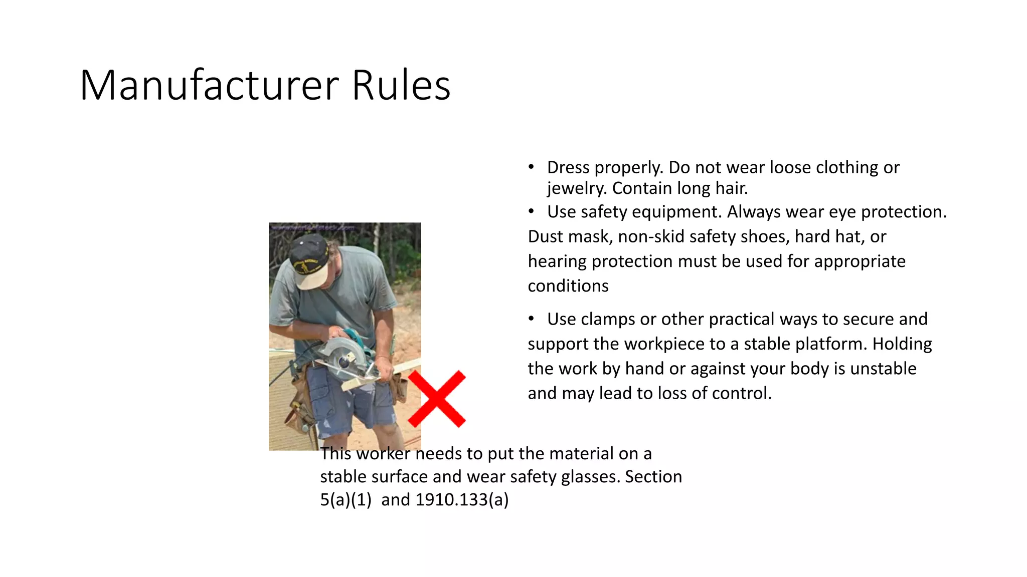 Circular saw safety 2021 | PPTX