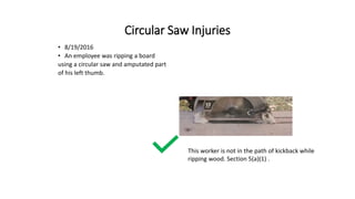 Circular saw safety 2021 | PPTX | Woodworking | Arts and Crafts