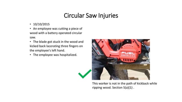 Circular saw safety 2021 | PPTX | Woodworking | Arts and Crafts