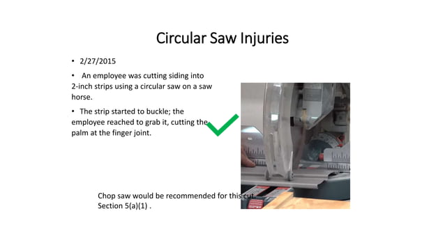 Circular saw safety 2021 | PPTX | Woodworking | Arts and Crafts