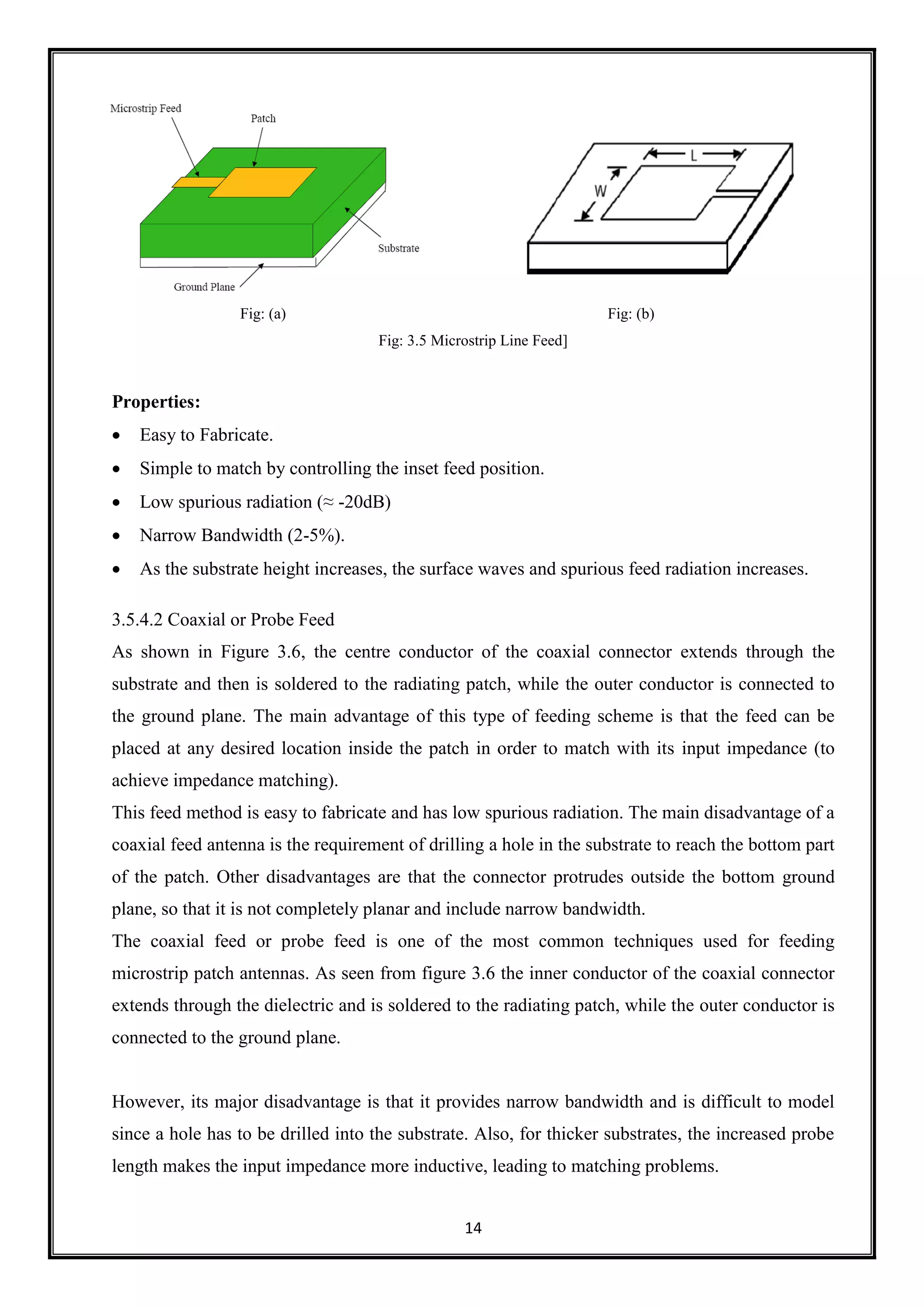 Circular shape proximity feed microstrip antenna | PDF