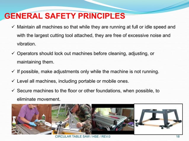 Circular Table Saw.pptx | Woodworking | Arts and Crafts